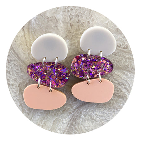 Pebble Trio (Metallic or Peach) – Little Red Head